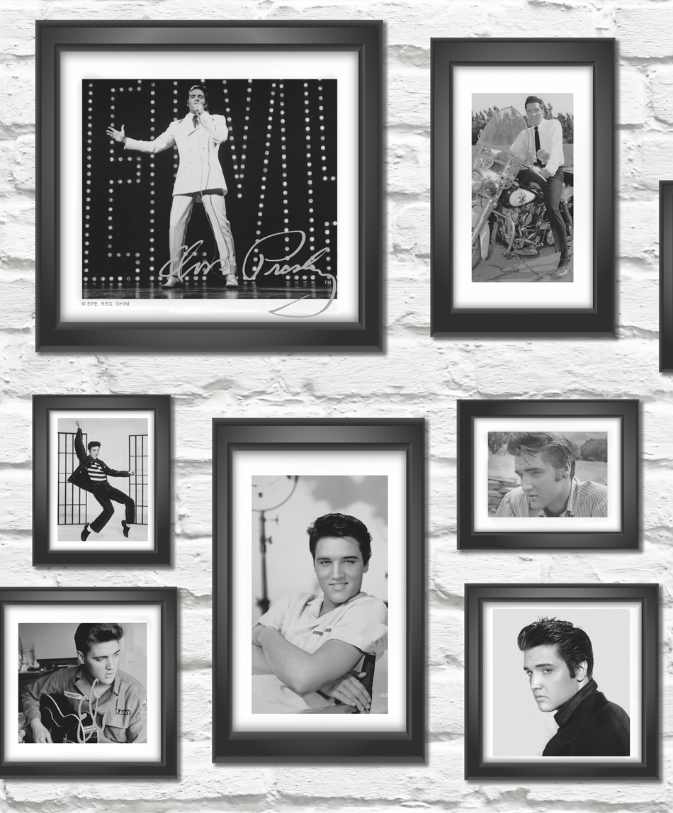 Modern Wallpaper Elvis in Frames Muriva 102541_07_WP_rec_S - Muriva